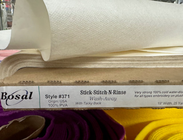 Bosal 371 STICK-STITCH-N-RINSE - Lye Nai Shiong