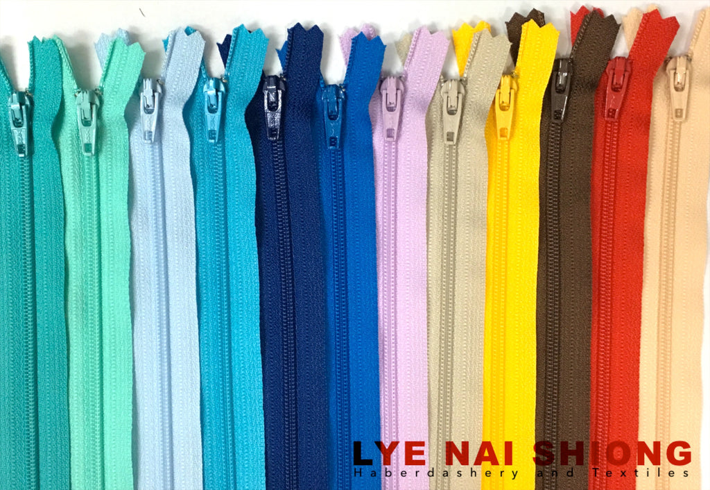 YKK Nylon Coil Zipper 08in (20.32cm) - Lye Nai Shiong